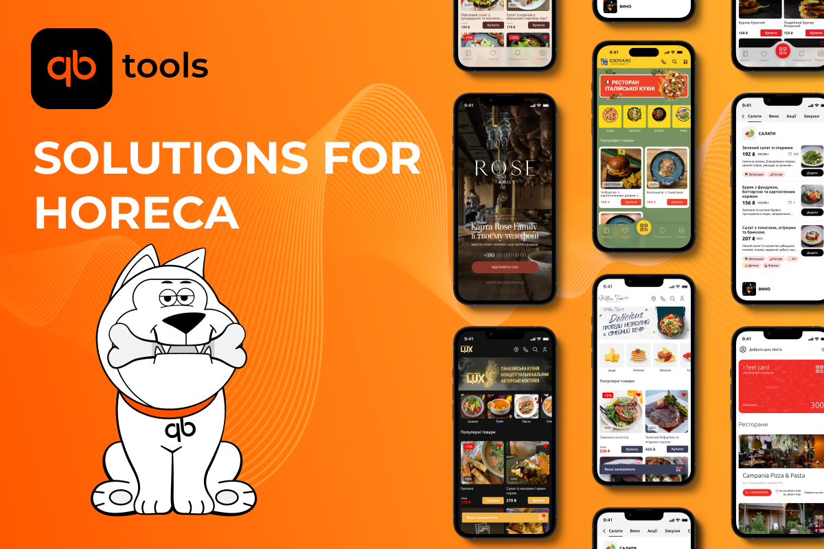 Automation of HoReCa. Mobile application, website, CRM system for a restaurant. Automation of ...